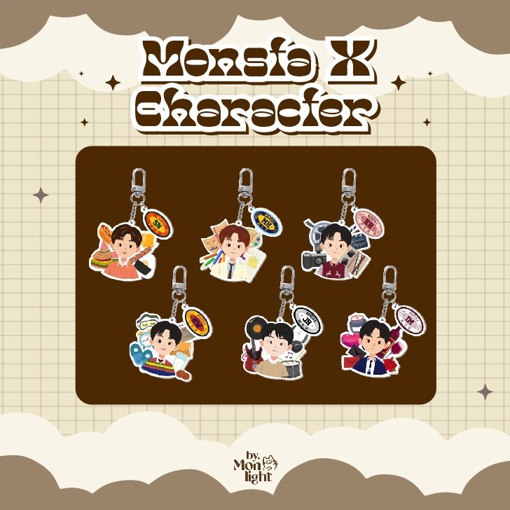 Jual Monsta X Member Character Keyring | Shopee Indonesia