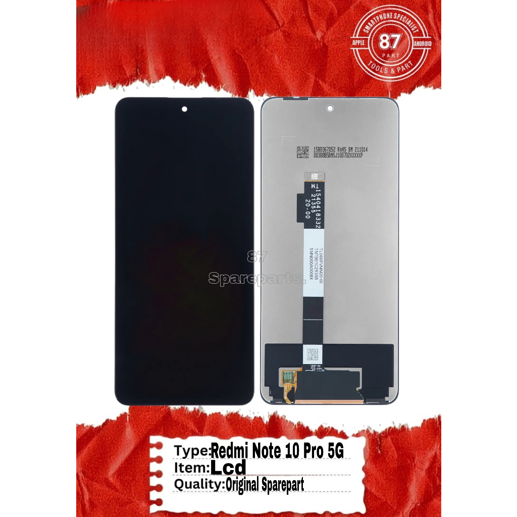 Jual Layar Lcd Redmi Note 10 Pro 5G Fullset Touchscreen Original ...
