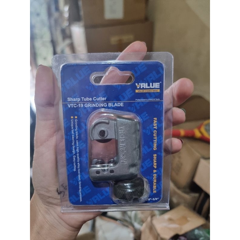 Jual TUBE CUTTER VALUE VTC-19 1/8" - 3/4" - PEMOTONG PIPA TEMBAGA | Shopee Indonesia