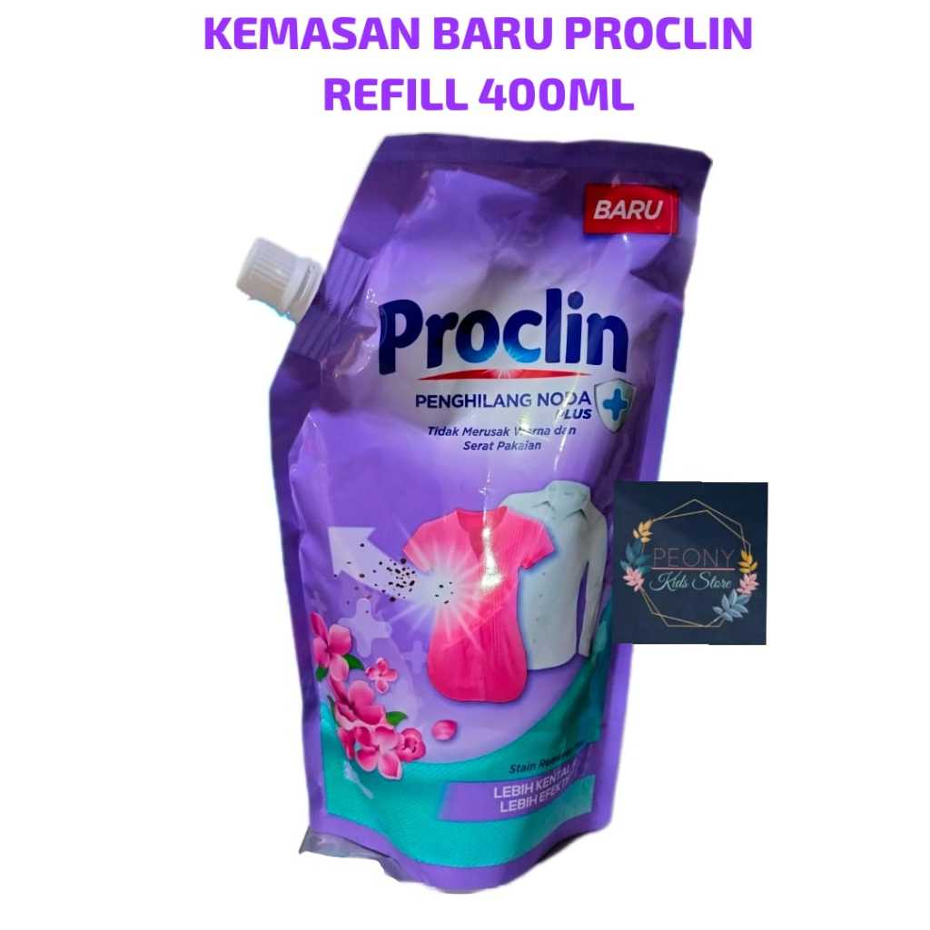 Jual PROCLIN PINK penghilang noda plus/sabun cuci baju anti noda refill ...