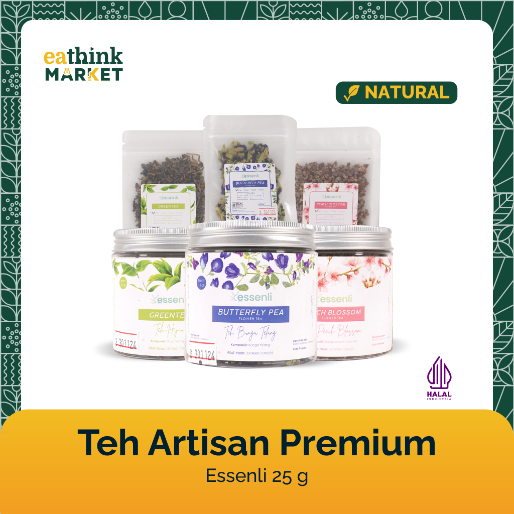 Jual Teh Artisan Premium Sachet / Jar - Essenli 10 / 15 / 25 / 30 / 35 ...
