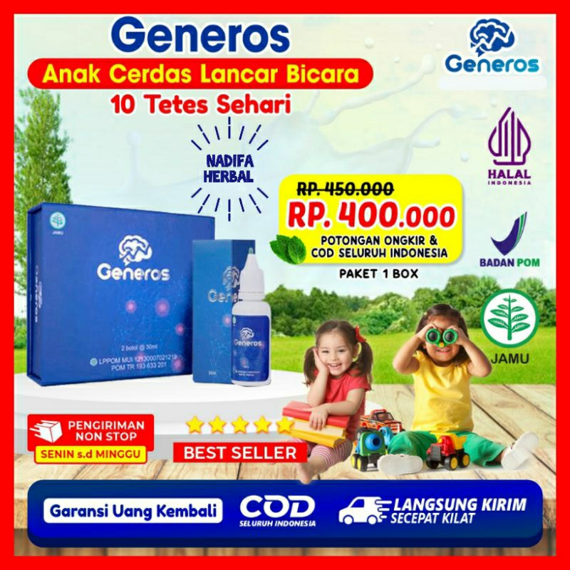 Jual GENEROS SPEECH DELAY ORIGINAL - 1 BOX | Shopee Indonesia Jual GENEROS SPEECH DELAY ORIGINAL - 1 BOX | Shopee Indonesia