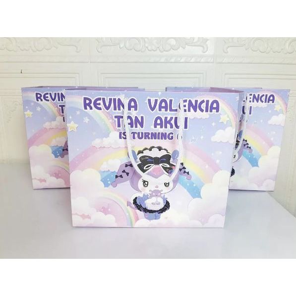 Jual paperbag kuromi / wadah snack kuromi / paperbag custom kuromi ...