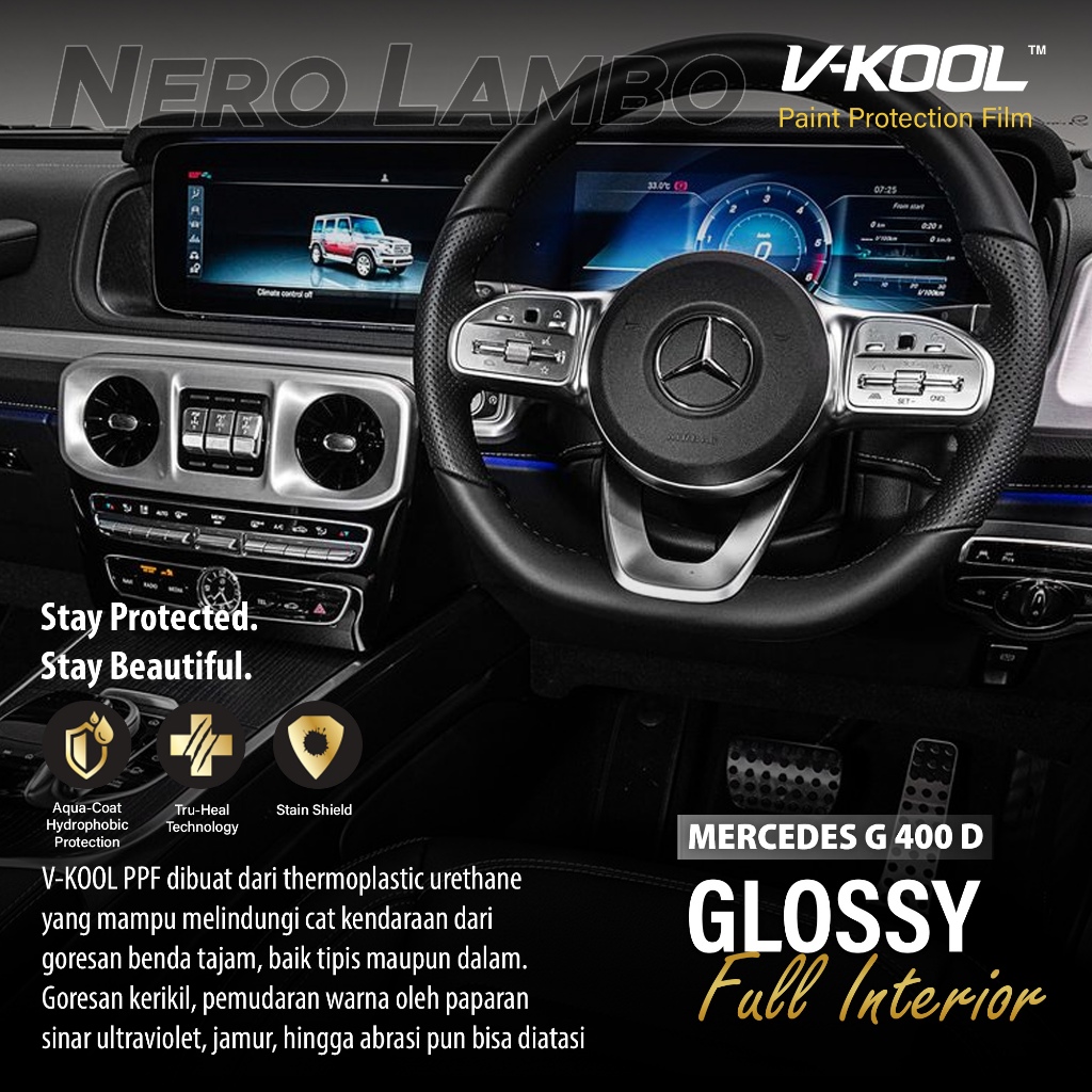 Jual VKOOL PPF Interior Mercedes G400 D | Nero Lambo Official | Shopee ...
