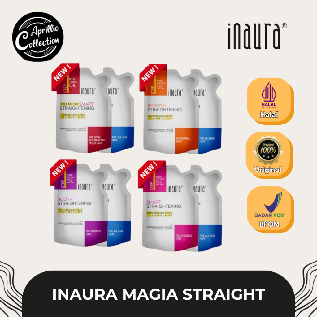 Jual INAURA MAGIA STRAIGHT 130ML / PROSES KIMIA - AC- | Shopee Indonesia