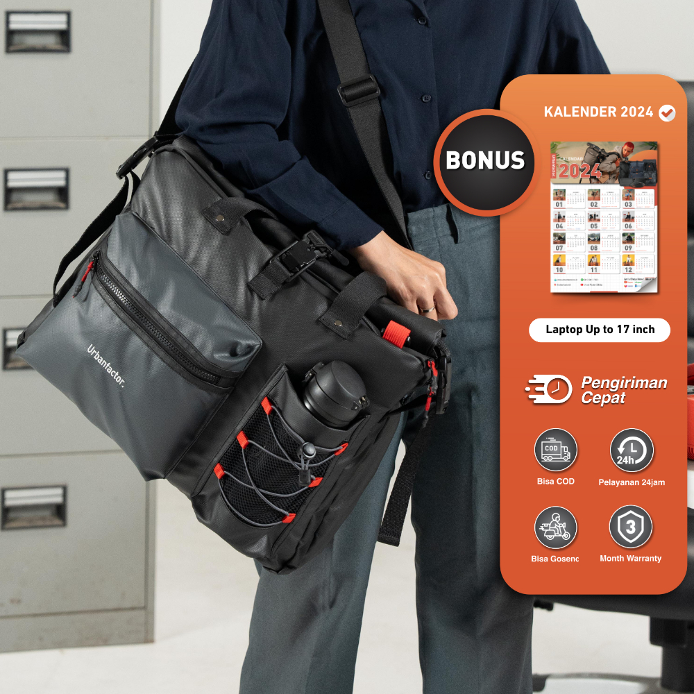 Jual Tas Selempang Laptop Rolltop Travelling Urban Factor - Excellent ...