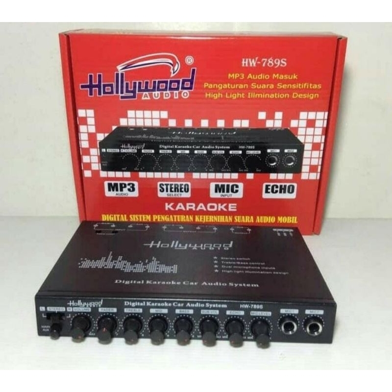 Jual preamp parametrix equalizer hollywood karaoke HW-789S | Shopee Indonesia