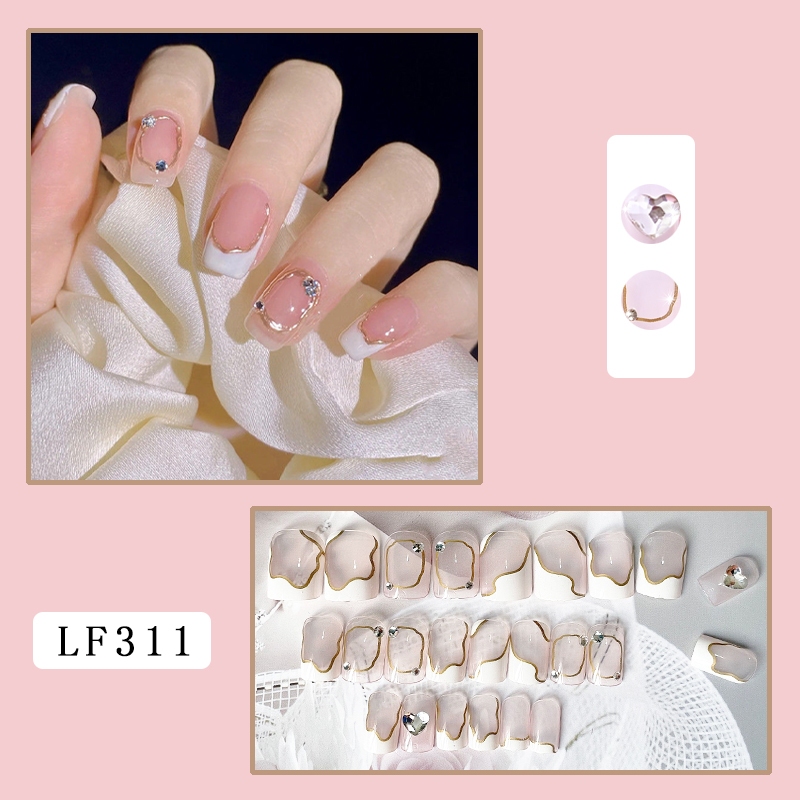 Jual FALSE / FAKE NAILS ART 24 PCS + LEM KUKU PALSU TERBARU TERMURAH ...