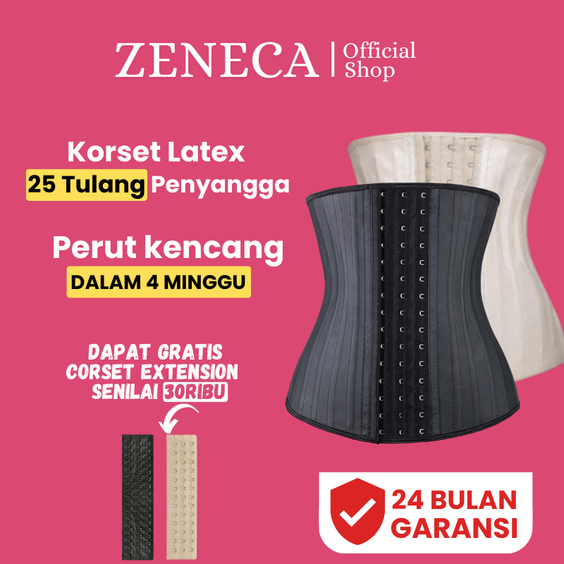 Jual Korset Pelangsing Pinggang Bahan Latex Lembut Dengan 25 Tulang ...