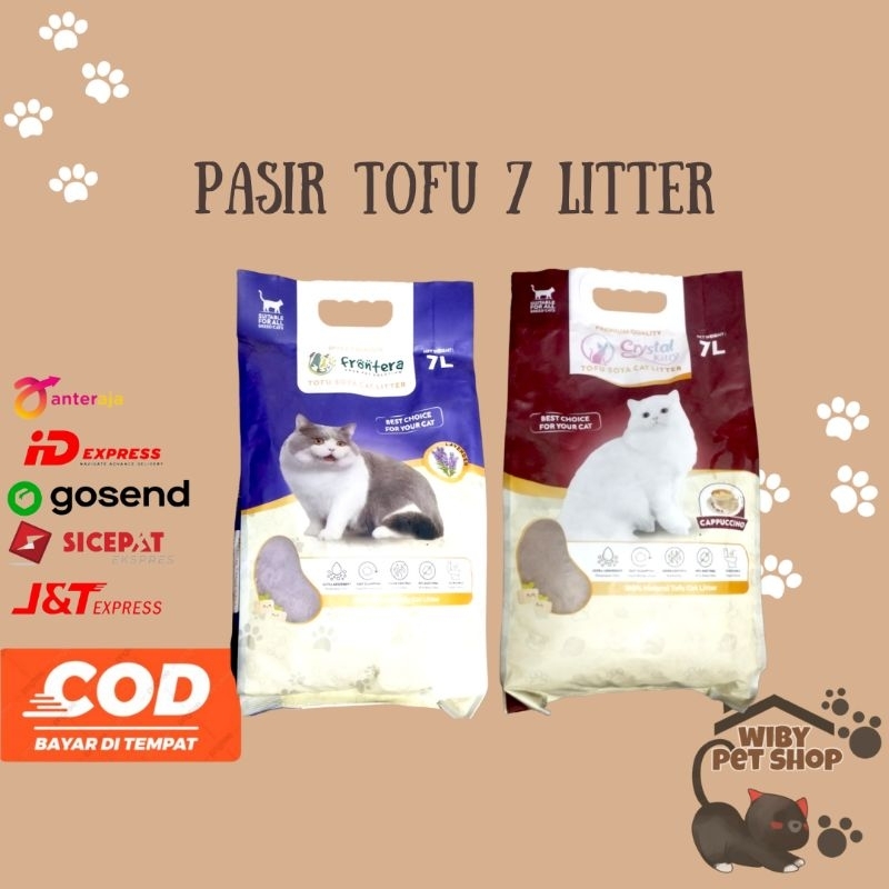 Jual Pasir tofu soya 7Liter Pasir Tofu Kucing Cat Litter Anti Debu ...