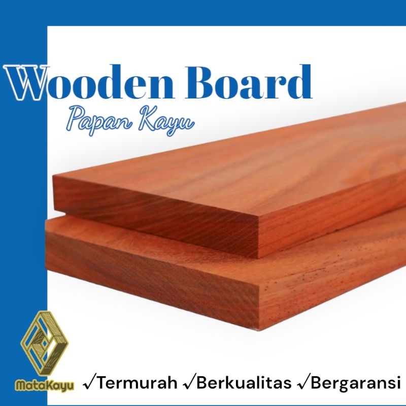 Jual Papan kayu mahoni wooden board bahan kerajinan bahan furniture ...