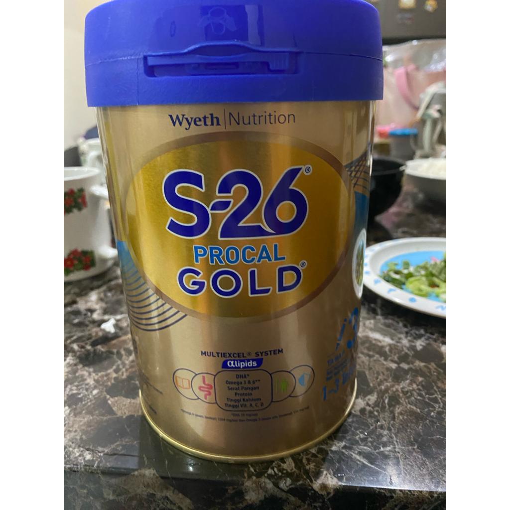 Jual S-26 PROCAL GOLD TAHAP 3 Kemasan Kaleng 900gr gram Murah | Shopee ...