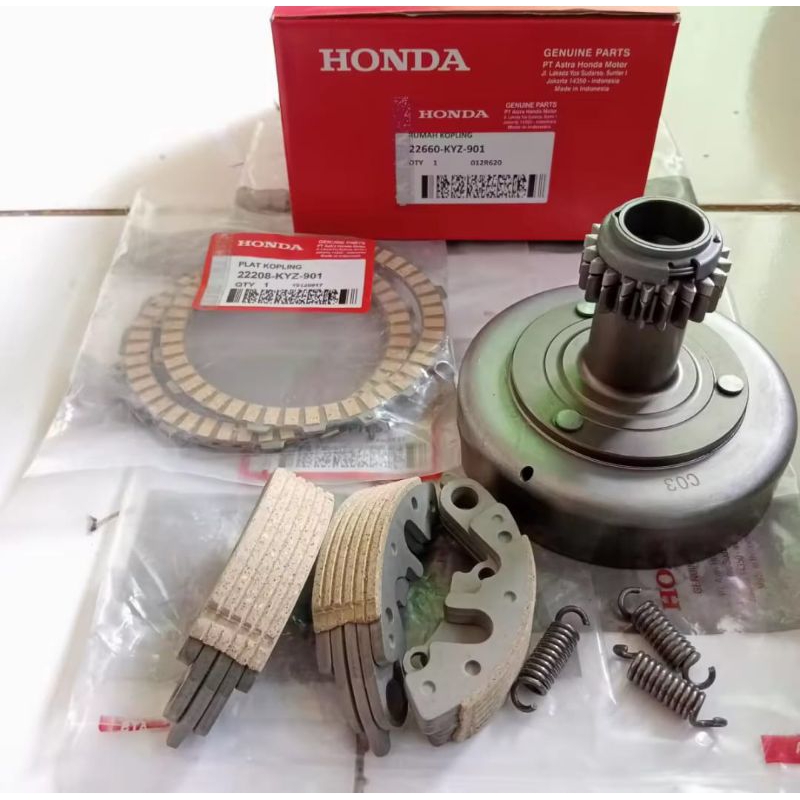 Jual Lonceng Mangkok Ganda KYZ+Kampas Kopling+Kampas Ganda Honda Supra X 125 Helm In Fi Injeksi ...