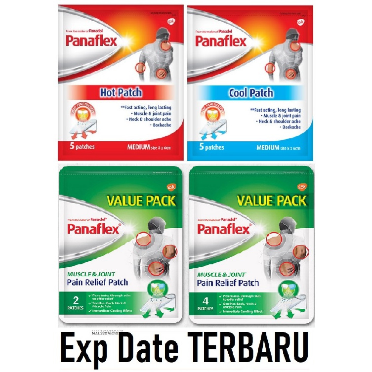 Jual Koyo Panaflex Muscle Join Pain Relief Cool Patch Hot Patch isi 5 ...