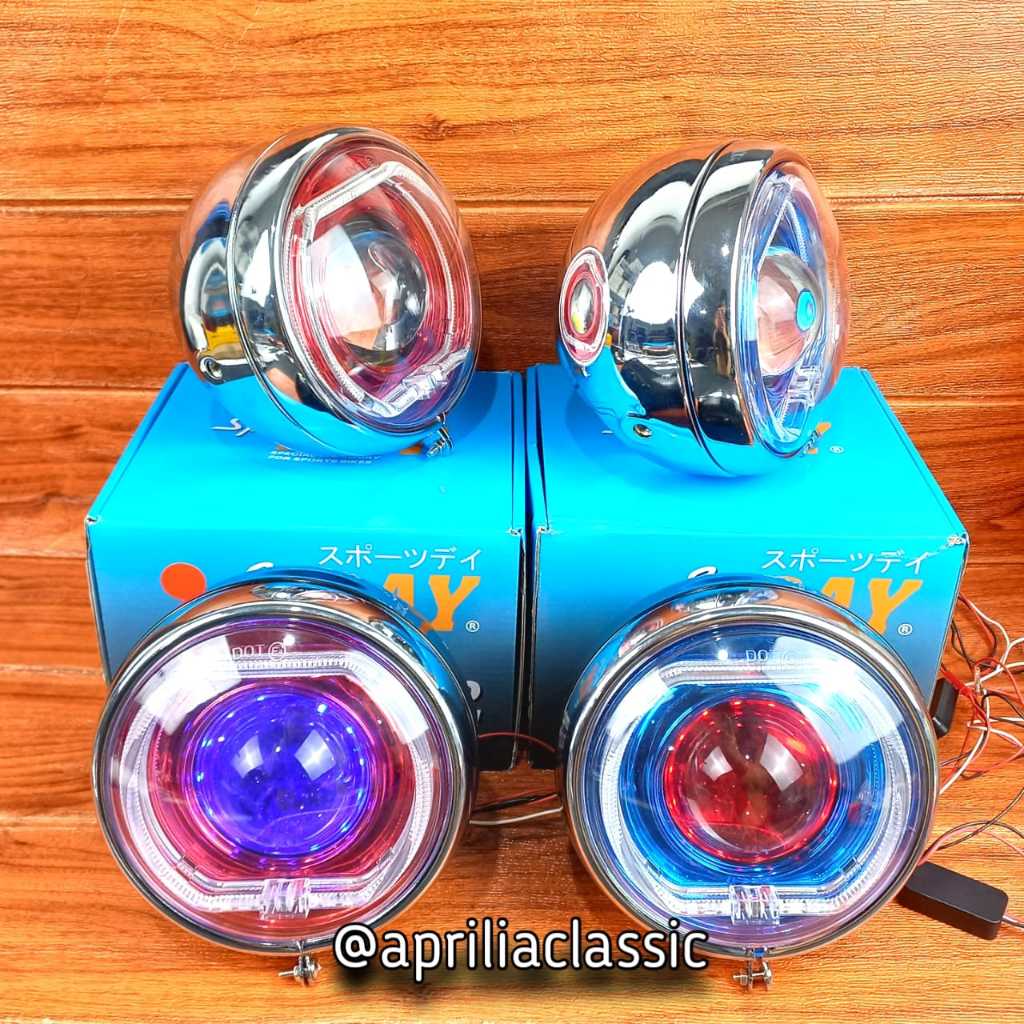 Jual Lampu Biled Set Batok CB 125 Import Build Up Super Terang Headlamp ...