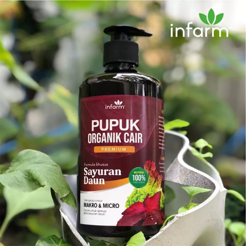 Jual pupuk infarm POC membantu penyuburan pada tanaman sayuran 500ml ...