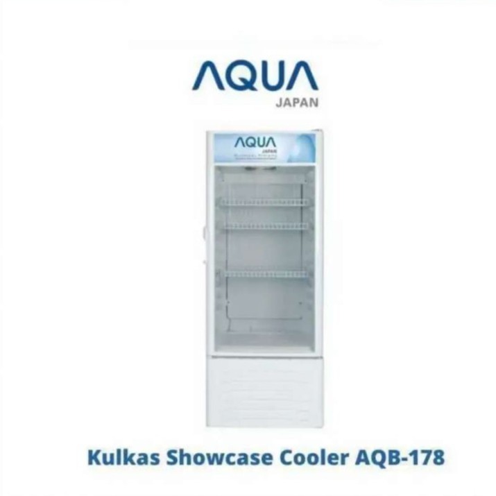Jual SHOWCASE 3 RAK AQUA AQB-178 LEMARI PENDINGIN 1 PINTU 170 LITER GARANSI RESMI AQB 178 ...