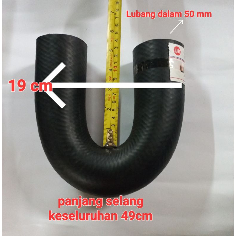 Jual SELANG RADIATOR BENTUK U 50 MM 2 INCH SELANG AIR SELANG UDARA ...