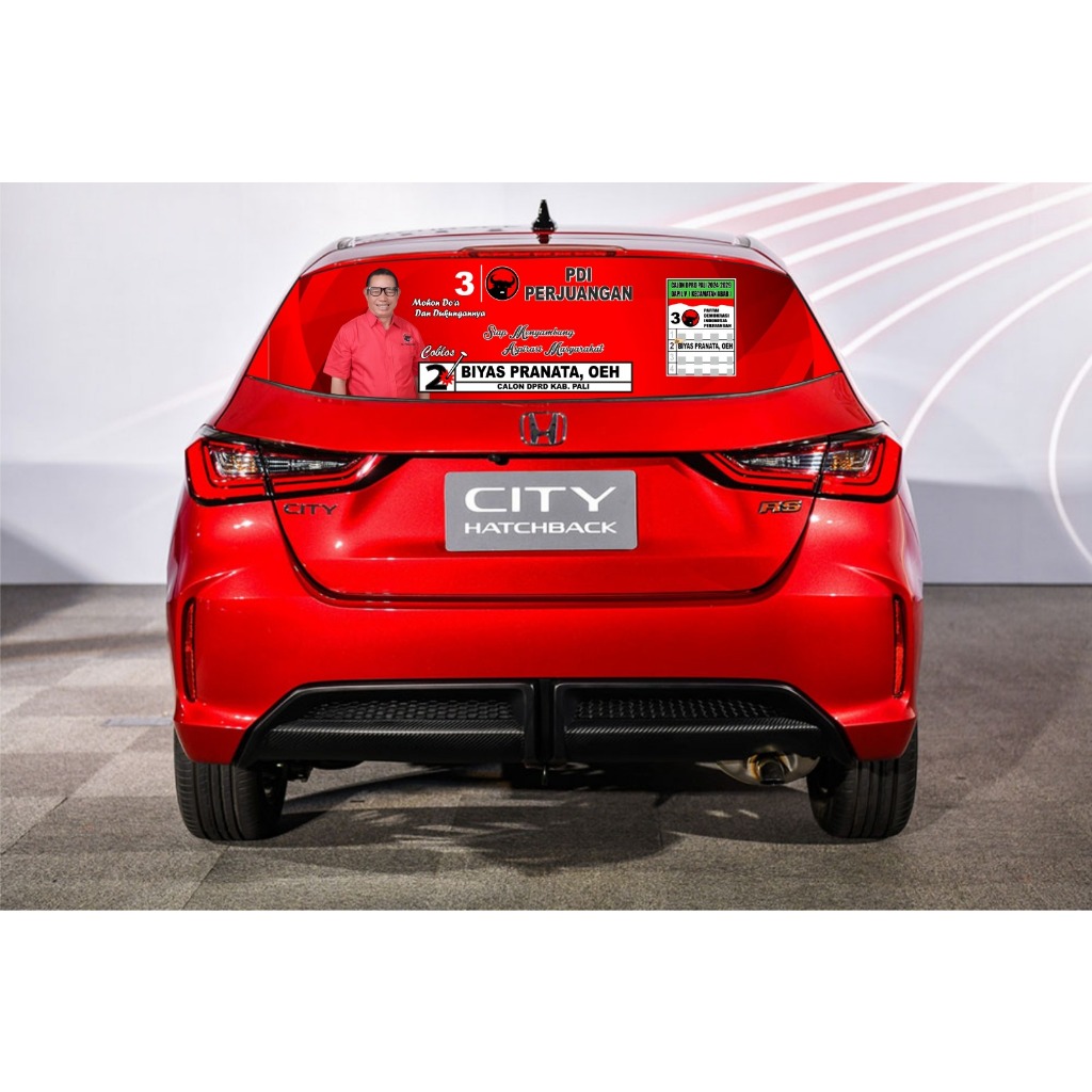 Jual STICKER ONEWAY CALEG / STICKER CUSTOM CALEG BEBAS REQUEST FREE ...