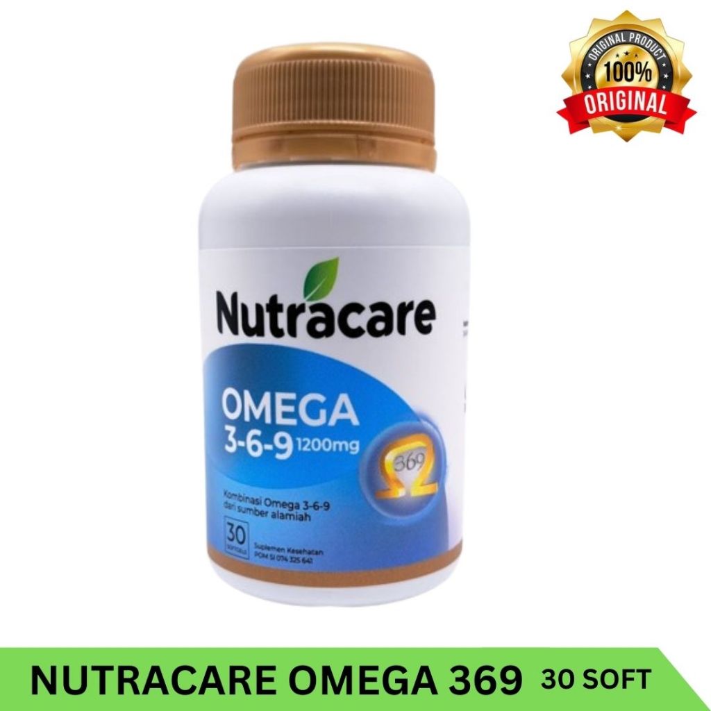 Jual Nutracare nutra care Omega 369 1200mg 30 kapsul Suplemen Kesehatan ...