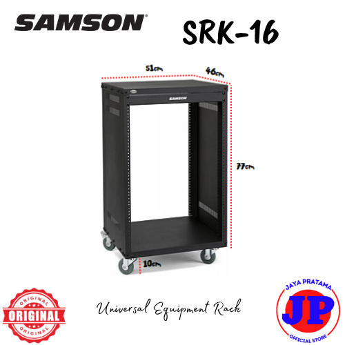 Jual Samson SRK16 Universal Equipment Rack Sound System SRK-16 | Shopee Indonesia