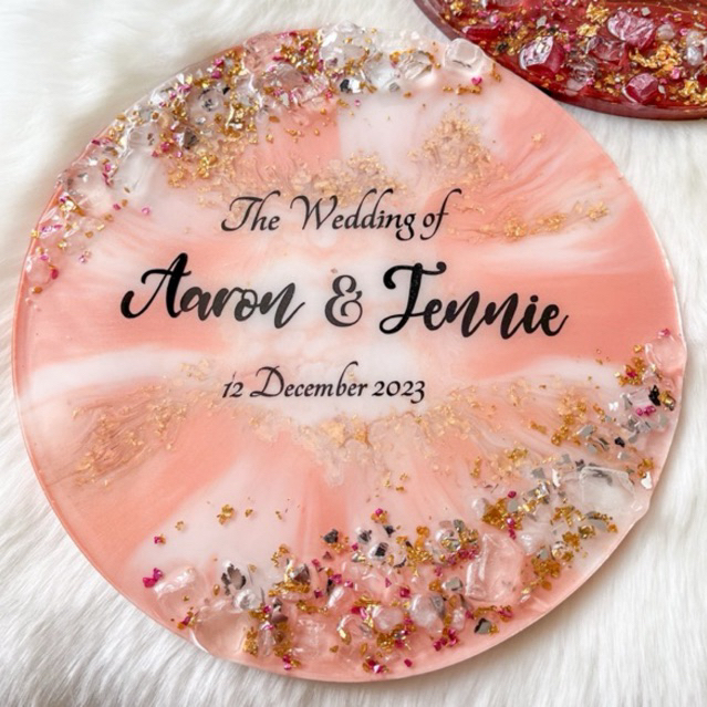 Jual [CUSTOM] Wedding Plakat Resin| plakay ulang tahun| birthday gift ...