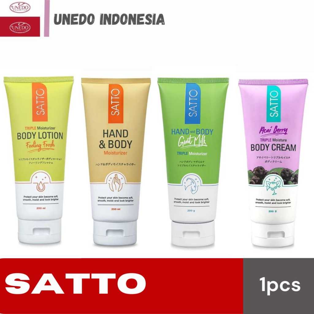 Jual SATTO Moisturizer Hand & Body Cream- Lotion Badan | Shopee Indonesia