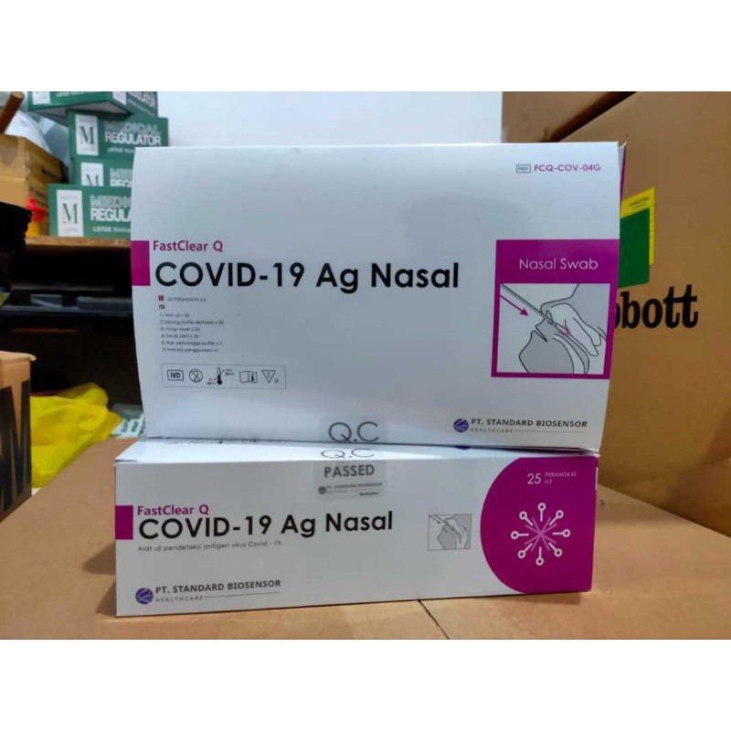 Jual Swab Antigen Sd biosensor fast Clear Q Nassal isi 25 test | Shopee ...