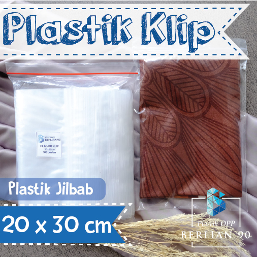 Jual ( PACK ) Plastik Klip Ziplock Travel Bag Pouch 20x30cm isi 100 ...