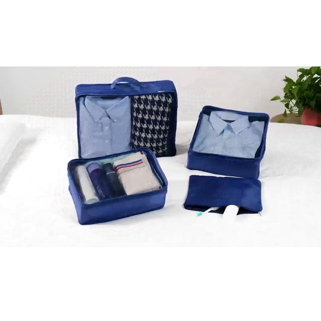 Jual 4 in 1 Bag Big Size Travel Bag Organizer 4 in 1 Tas Dalam Koper ...