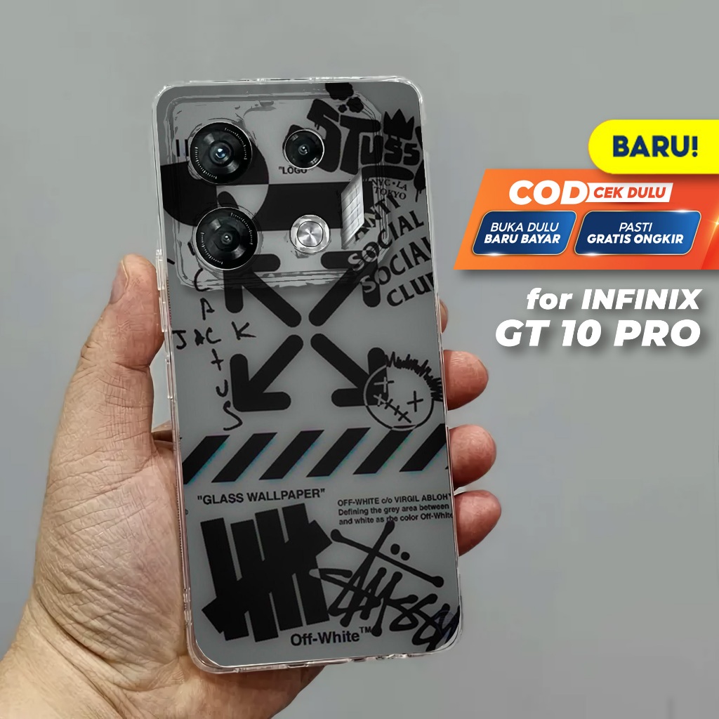 Jual Case Hp INFINIX GT 10 PRO TERBARU 2023 Rou Custom [ KAWS ] Casing ...