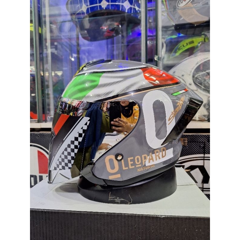 Jual HELM JS ARMOR MOTIF LEOPARD | Shopee Indonesia