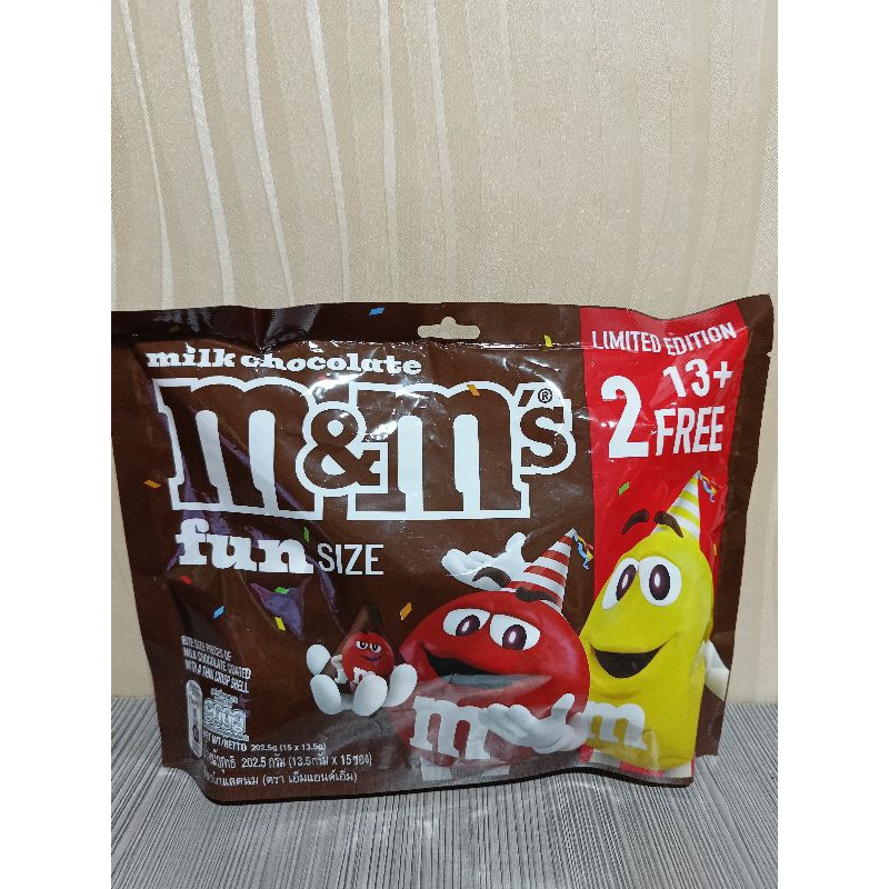 Jual M&M's Chocolate 13+2free isi 15 Mini Pack | Shopee Indonesia