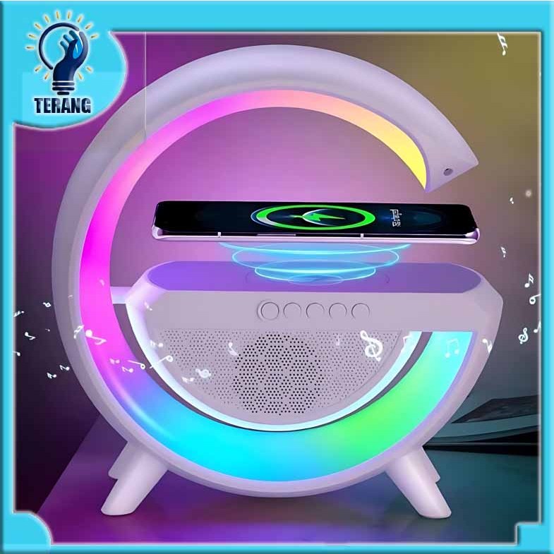 Jual Ambient light 15w Wireless Charger Handphone Smart Home ...