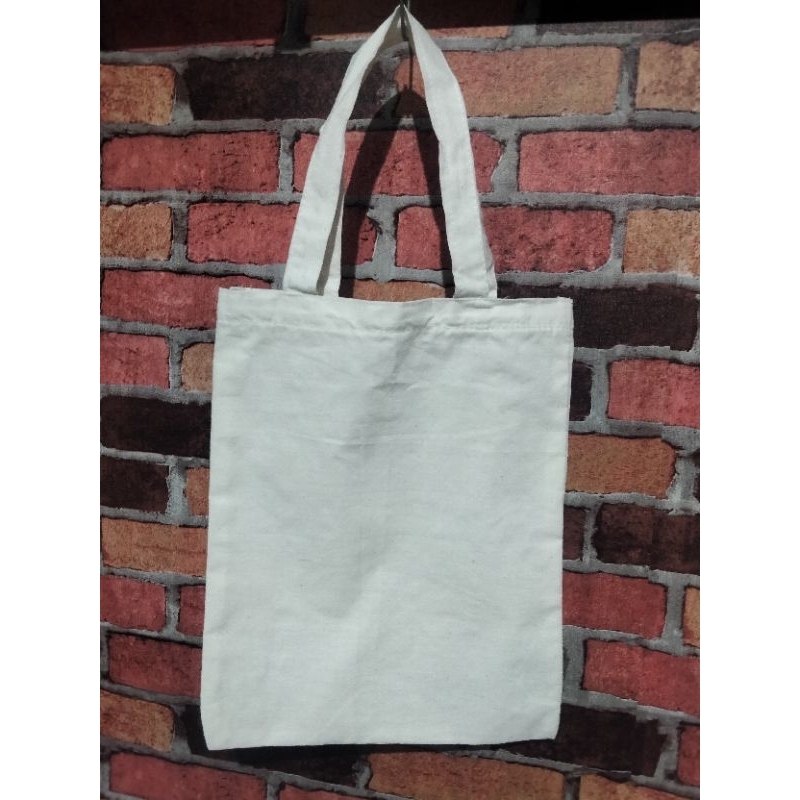 Jual Tote bag kain Blacu Polos Broken White Murah ukuran 30x35 | Shopee ...