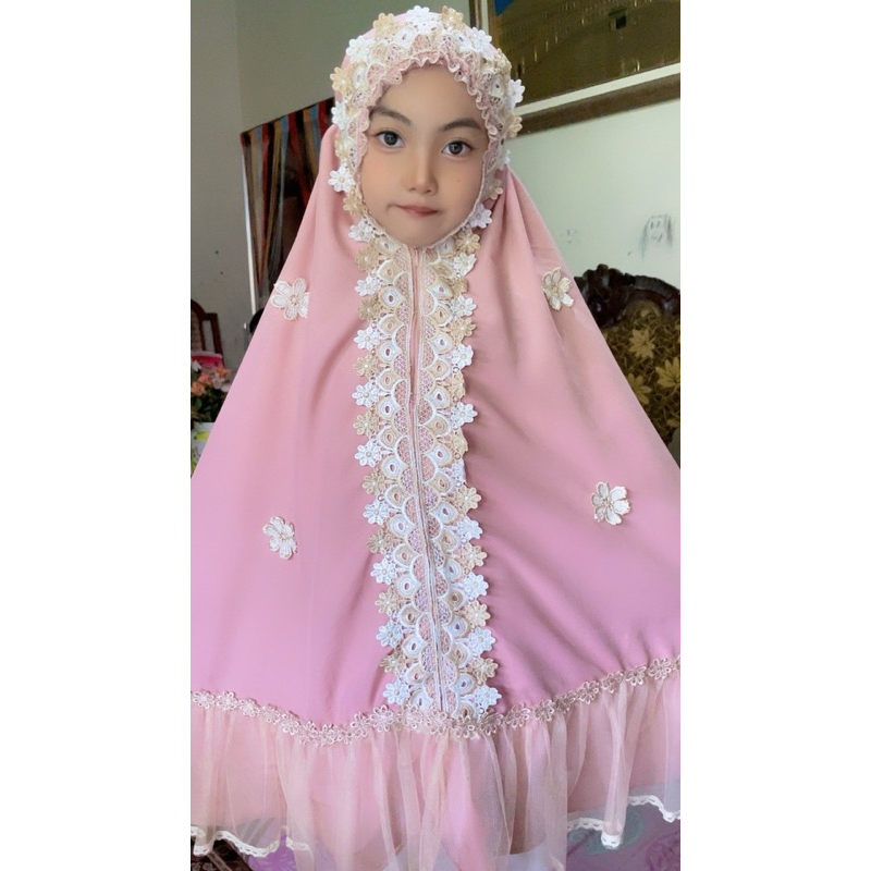 Jual Mukena Anak 1-11 Tahun Resleting Aurel "Free Tas ransel cantik ...