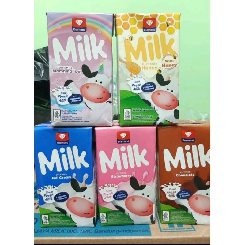 Jual SUSU UHT 200 ML DIAMOND (1 PCS) | Shopee Indonesia