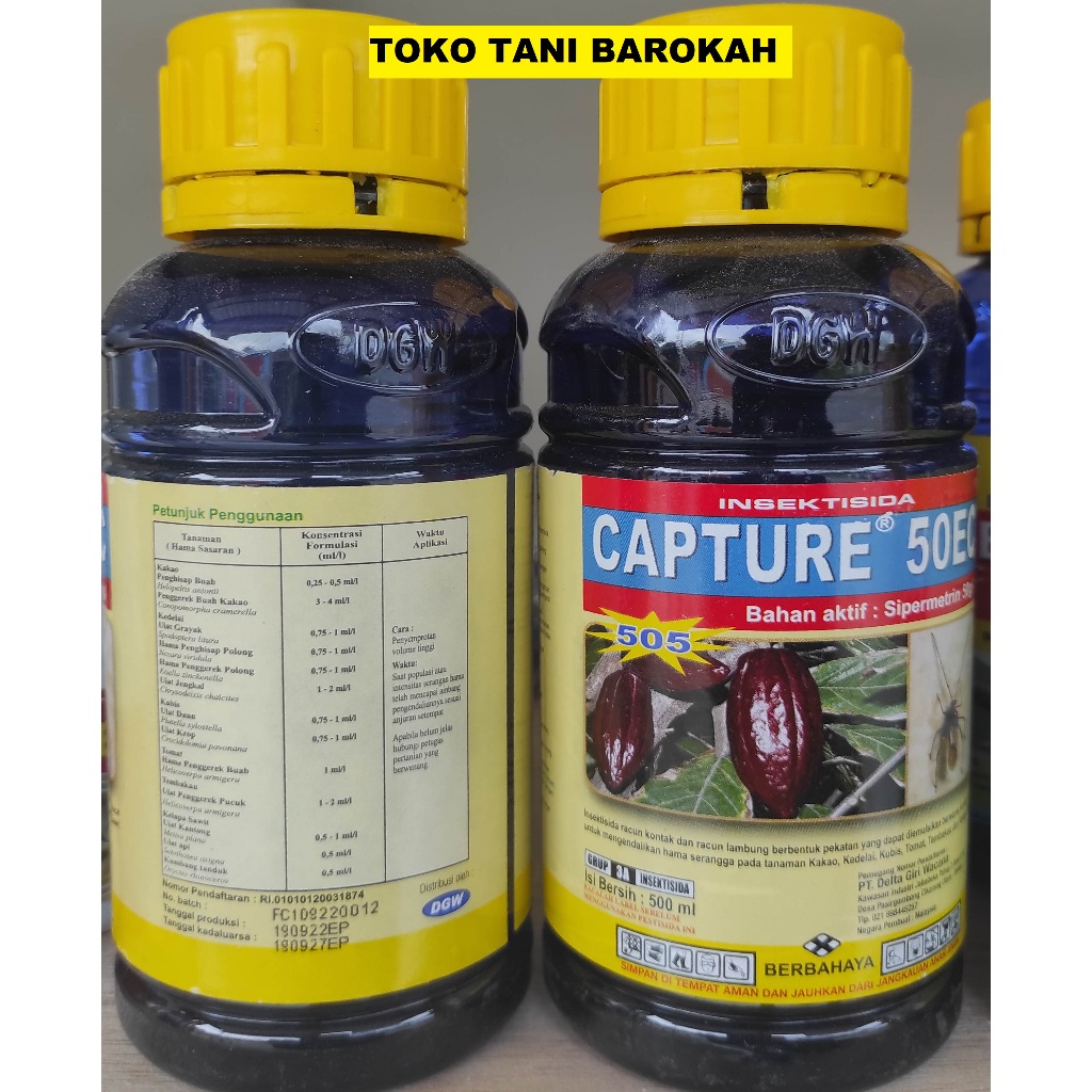 Jual insektisida CAPTURE 50 EC//Sipermetrin//Pembasmi hama//ulat ...