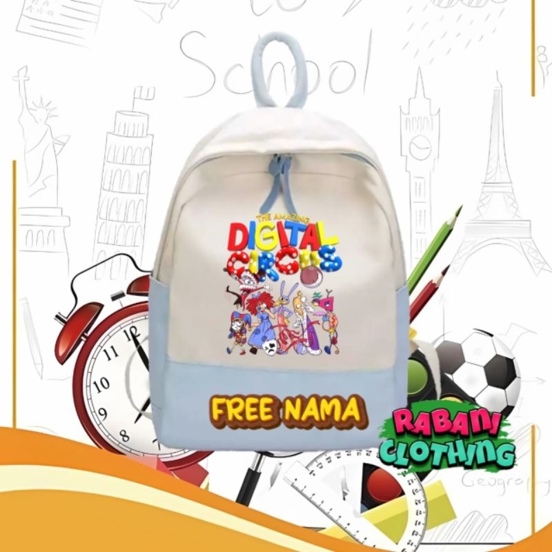 Jual Tas anak sekolah the amazing digital circus | Shopee Indonesia
