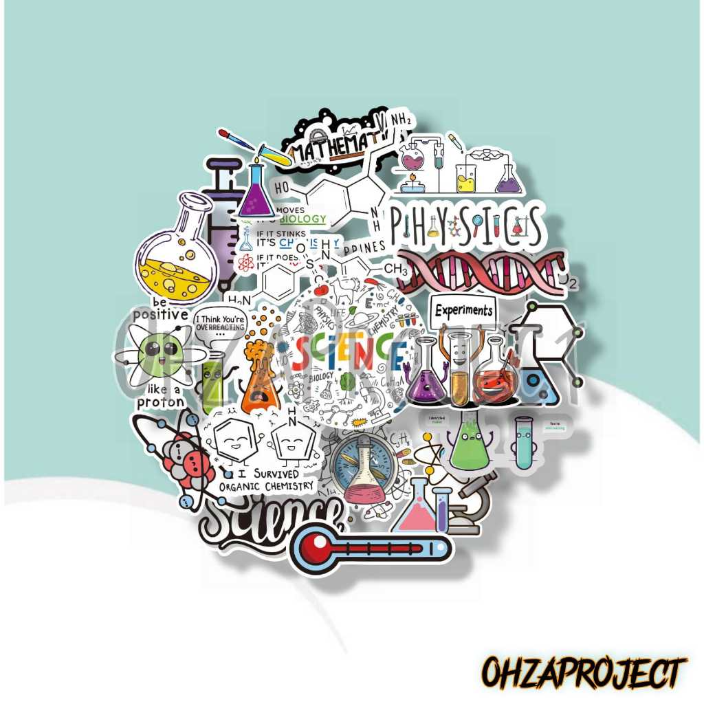 Jual Stiker Science Chemistry Stiker case Handphone Laptop Koper Tumblr ...