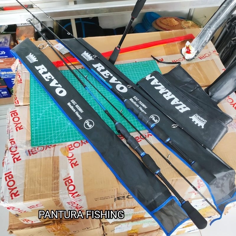 Jual ROD JORAN PANCING CARBON SOLID GAMARU REVO RING FUJI 602 & 702 ...
