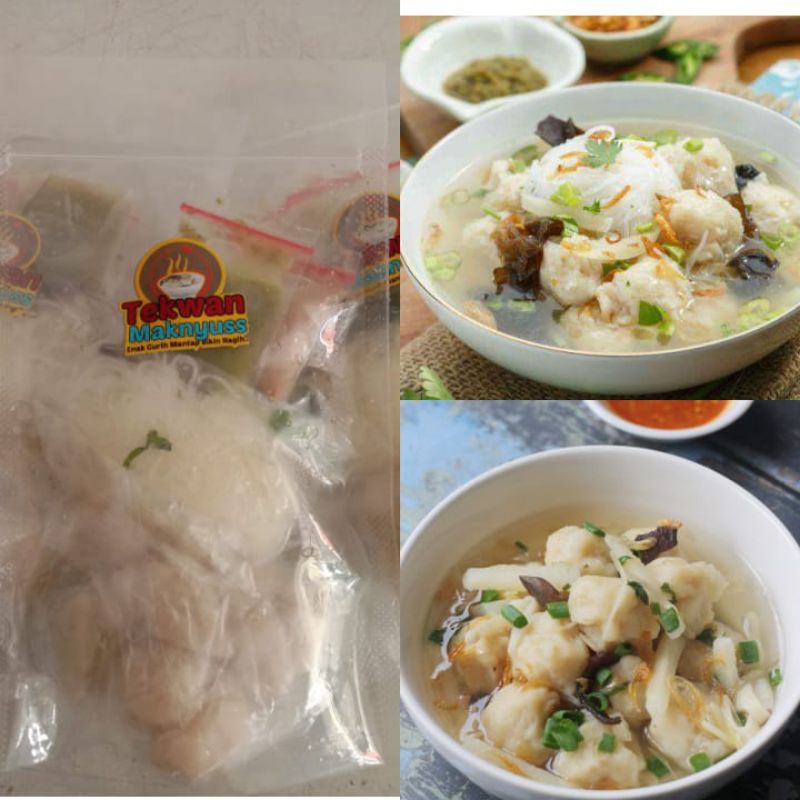 Jual Tekwan instan Lengkap - Makanan Khas wong Kito - Tekwan Frozen ...
