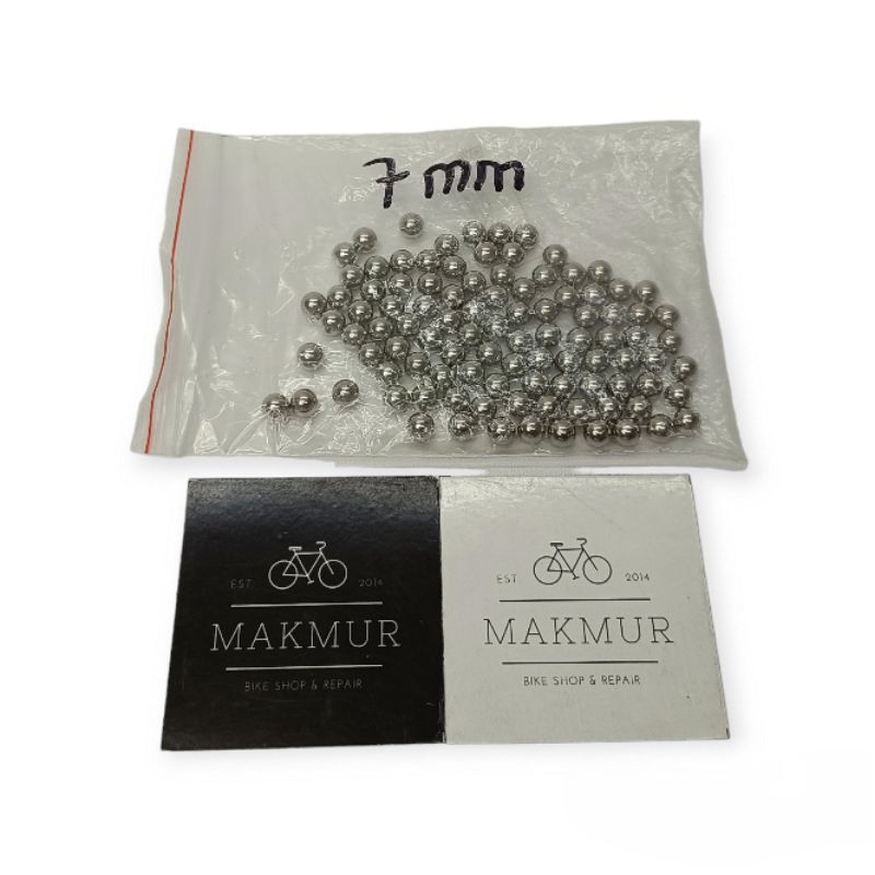 Jual Pelor Bearing Bola Besi As Tengah Sepeda dan Motor Ukuran 7 mm ...