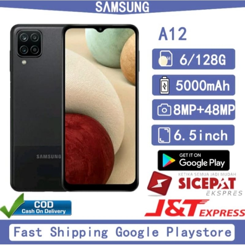 Jual SAMSUNG A12 RAM 6 GB ROM 128 GB ( second ) | Shopee Indonesia