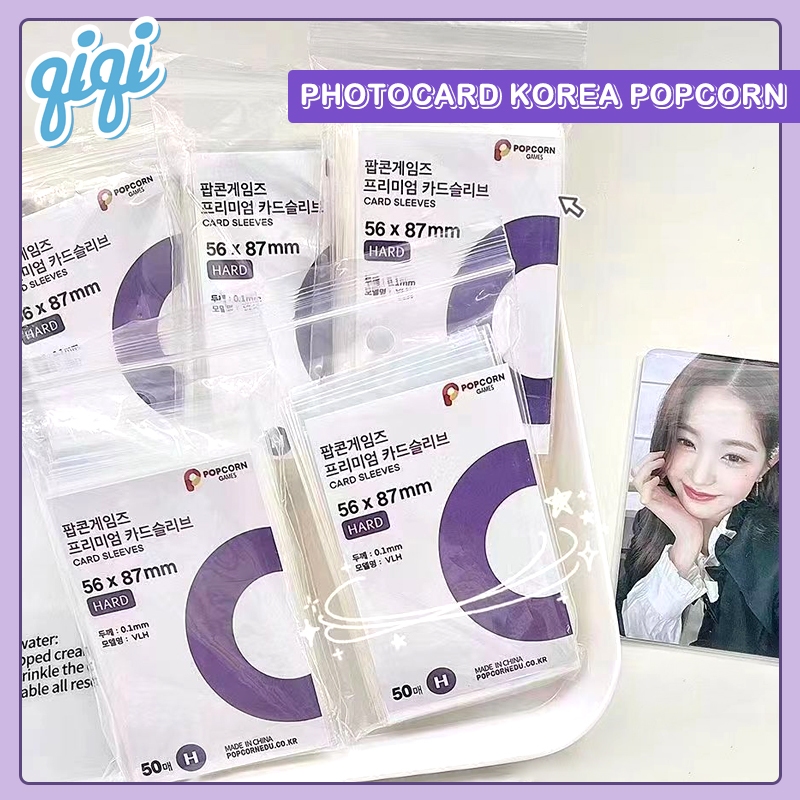 Jual Inner Sleeve Photocard Korea Popcorn/50 lembar inner sleeve ...