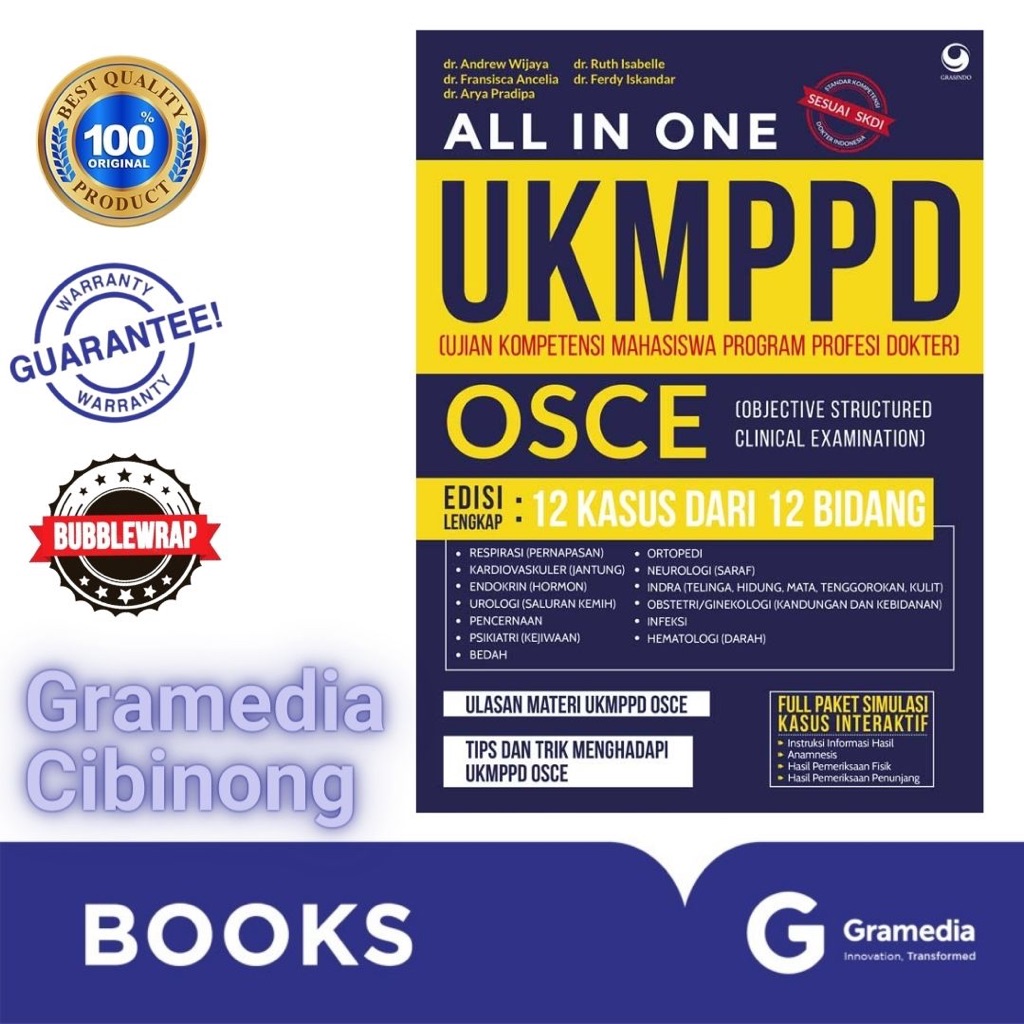 Jual All in One Soal Materi dan Kasus UKMPPD OSCE | Buku Ujian | Gramedia | Shopee Indonesia