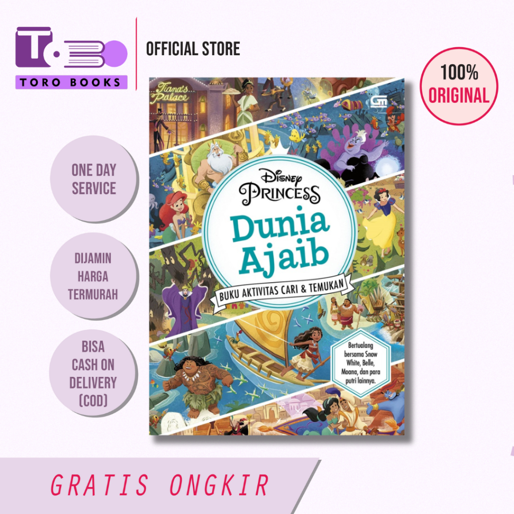 Jual Disney Princess: Dunia Ajaib Buku Aktivitas Cari dan Temukan ...
