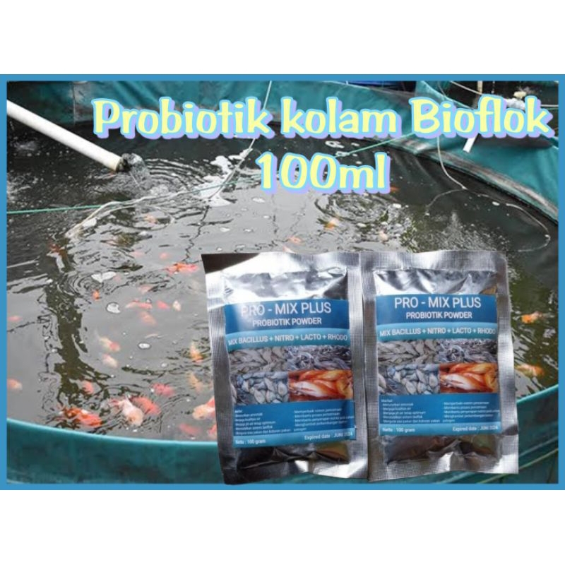Jual Probiotik kolam bioflok / Probiotik promix plus 100gram | Shopee ...