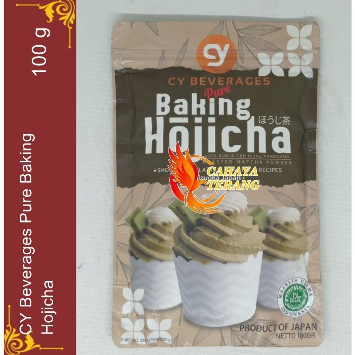 Jual CY Beverages Pure Baking Hojicha Powder 100g Roasted Matcha Powder ...