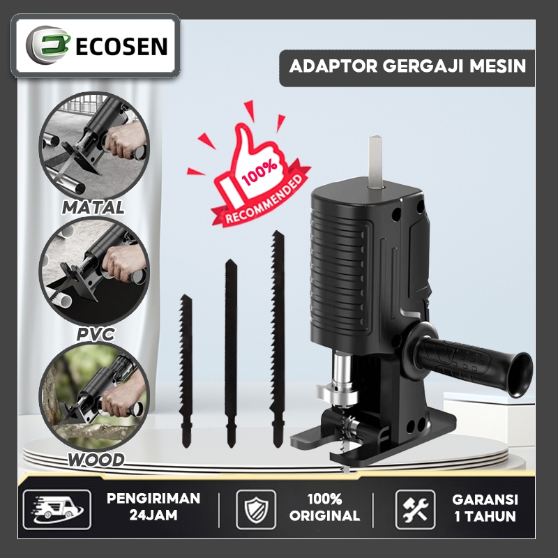 Jual ECOSEN Adapter Jigsaw Gergaji Mesin Adapter reciprocating Jigsaw ...